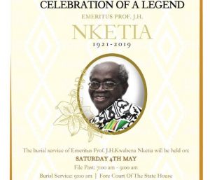 Prof. Nketia goes home, May 4 - Adomonline.com