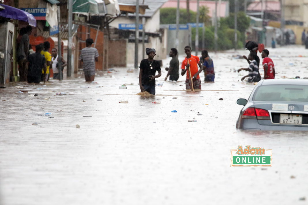 Exclusive photos of Accra flooding as Police rescue flood victims ...