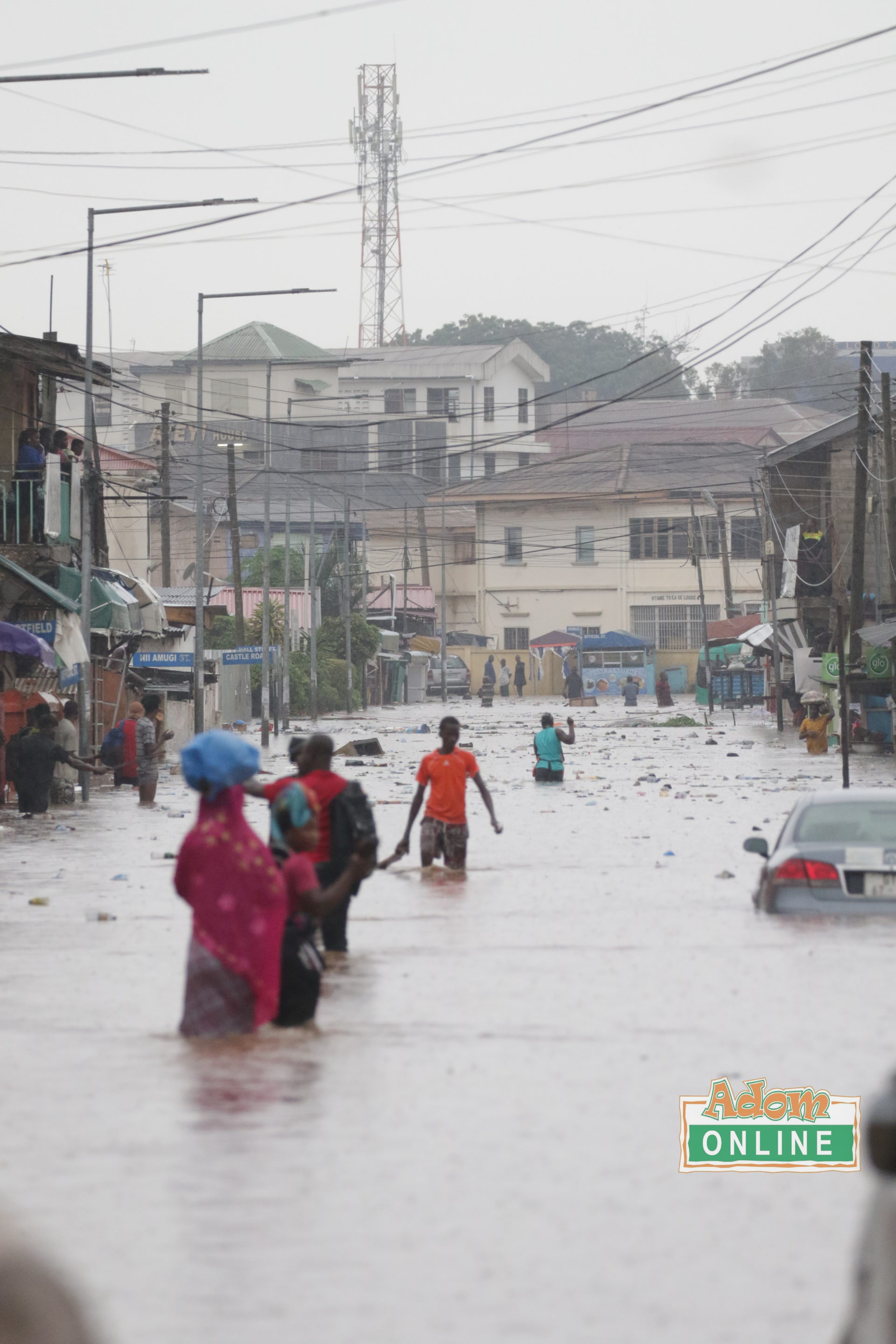Accra flooded after Tuesday's heavy rains - Adomonline.com