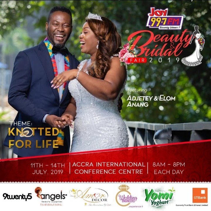 Actor Adjetey Anang, wife to renew vows at 2019 Joy FM Beauty and ...