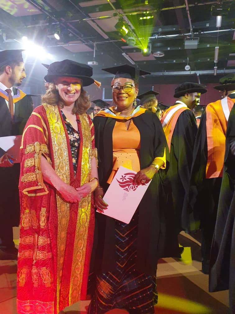 Lordina Mahama bags Master of Laws degree in UK - Adomonline.com