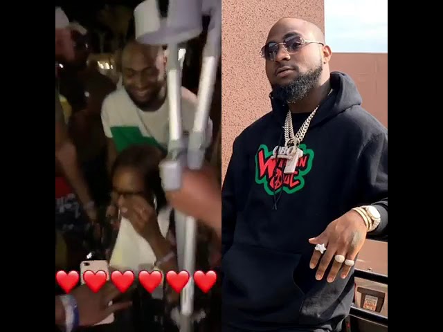 Davido shows physically challenged fan love in Portugal - Adomonline.com