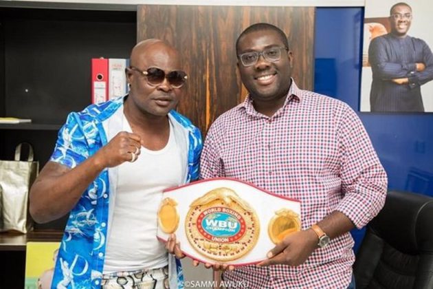 Photos: Bukom Banku calls on NPP; presents newly acquired international ...