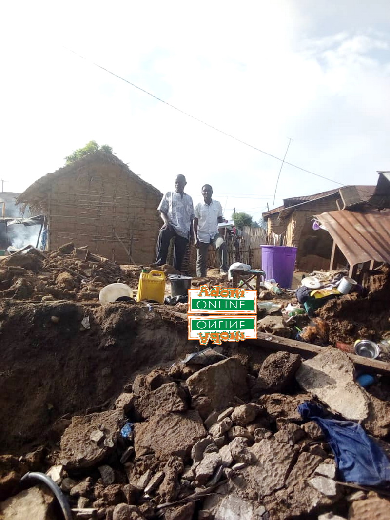 Photos: Building collapse kills man, wife in critical condition after ...