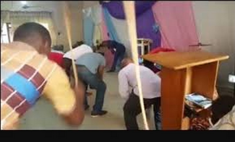 Watch: Angry church members flog devil, poverty out of their lives ...