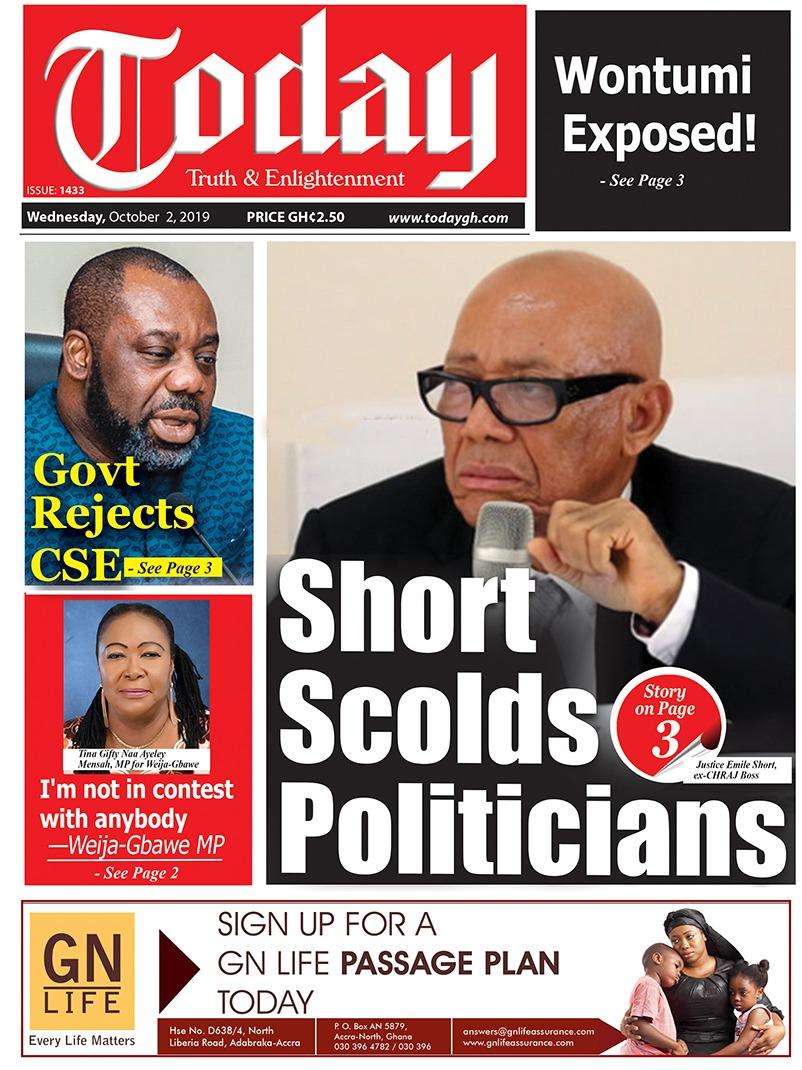 Newspaper Headlines: October 2, 2019 - Adomonline.com