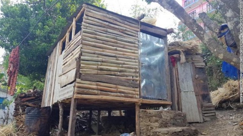 Girls in Nepal sleep in 'menstruation huts' despite ban, study finds ...