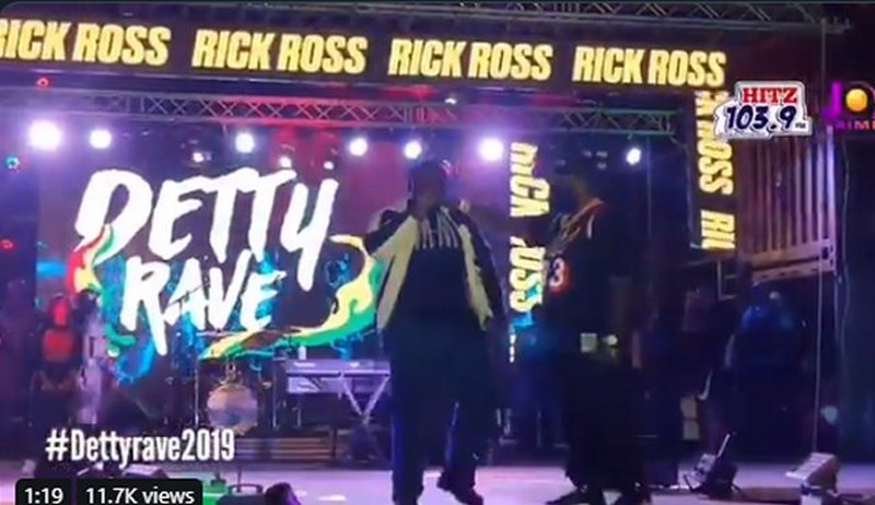 Rick Ross performs with CJ Biggerman at Detty Rave 2019 - Adomonline.com