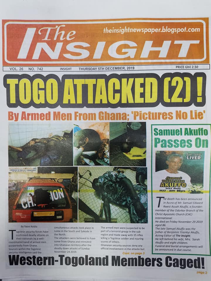 Newspaper Headlines: Thursday, December 5, 2019 - Adomonline.com