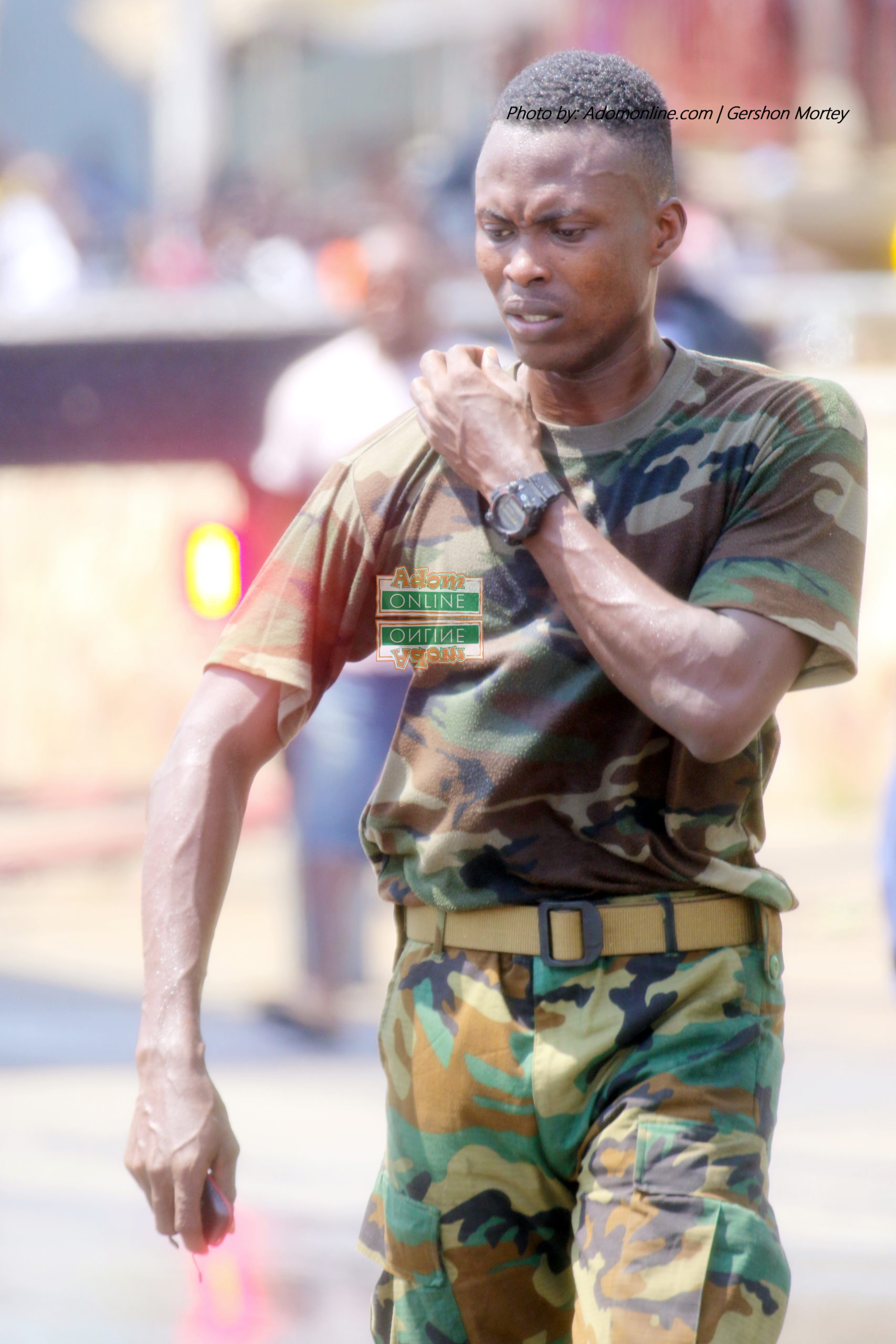 Exclusive photos of firefighters in action at GRA office in Accra ...