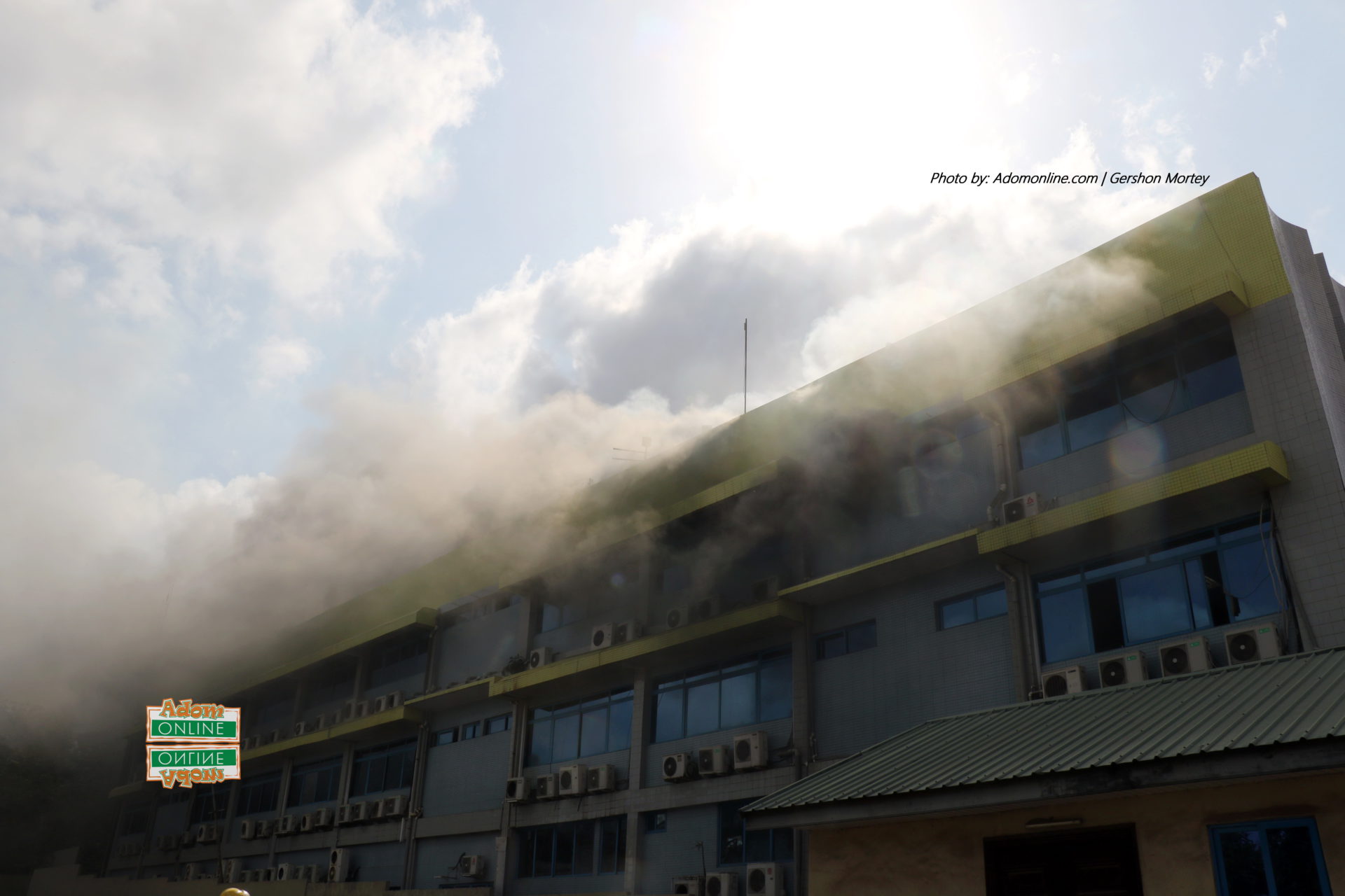 GRA office up in flames [Photos+Video] - Adomonline.com