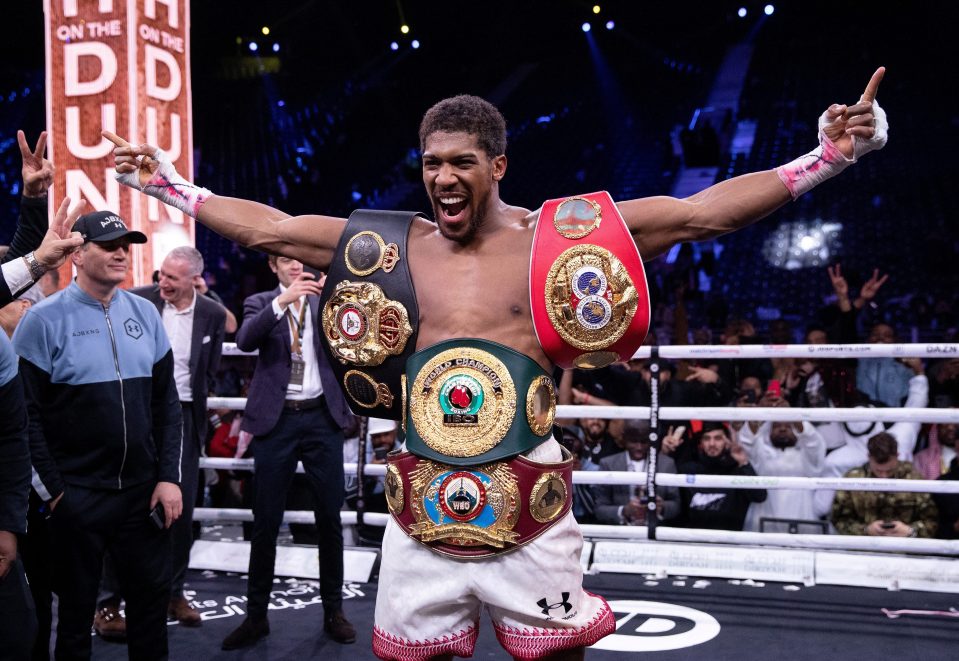 Anthony Joshua angry over possibility of being stripped off belts ...