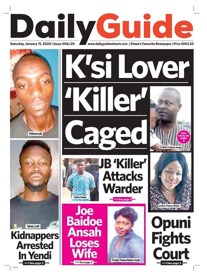 The Weekend's Newspaper Headlines - Adomonline.com
