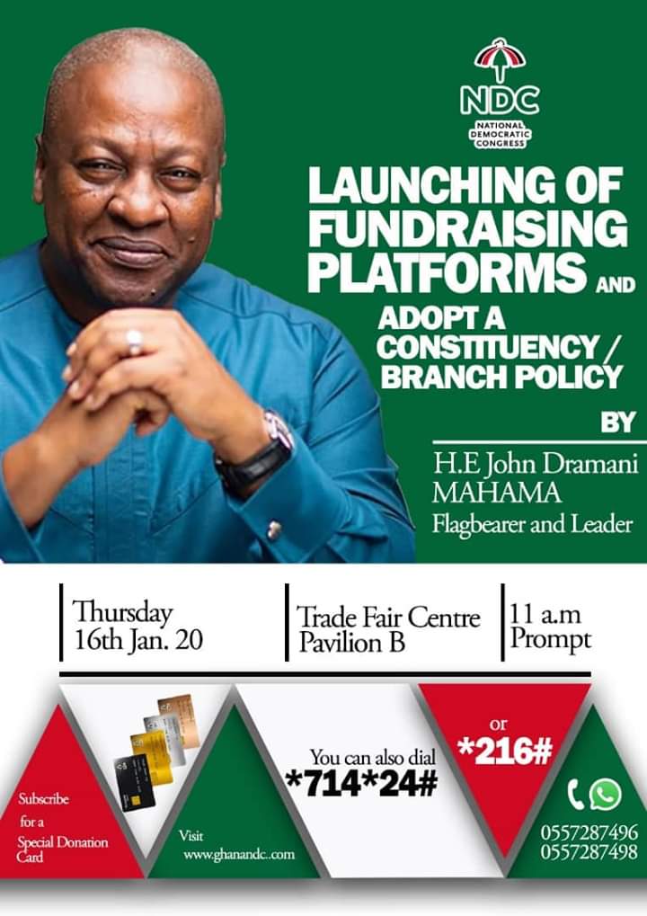 Find out how you can contribute to NDC's 2020 campaign - Adomonline.com
