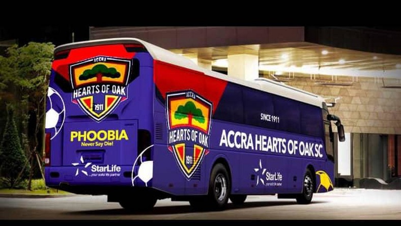 Check out new Hearts of Oak new team bus - Adomonline.com