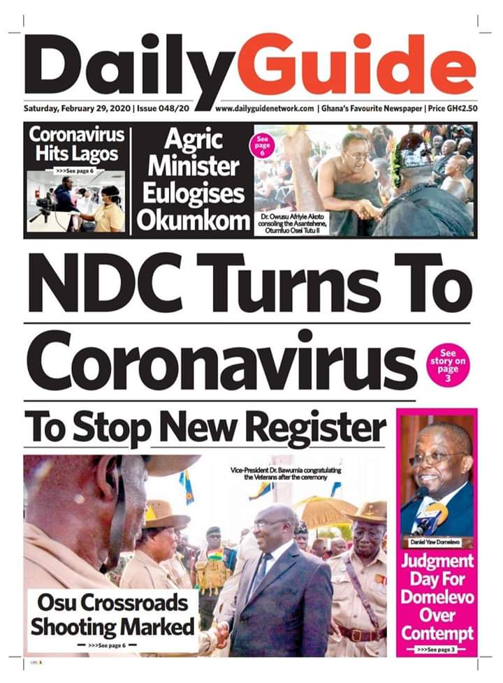 The Weekend's Newspaper Headlines - Adomonline.com