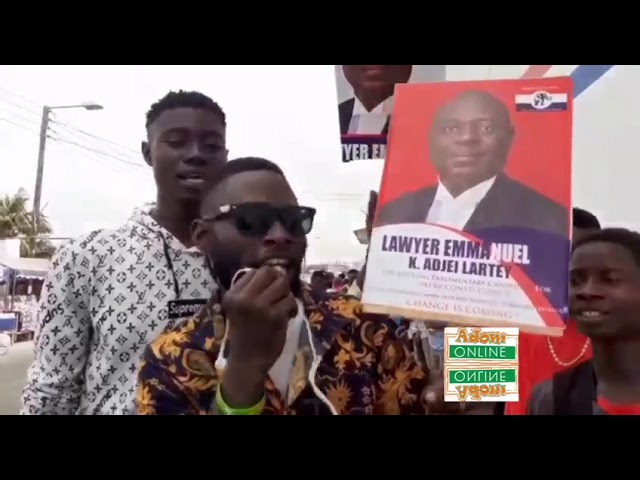 NPP PRIMARIES: Okere constituency youth besiege party headquarters