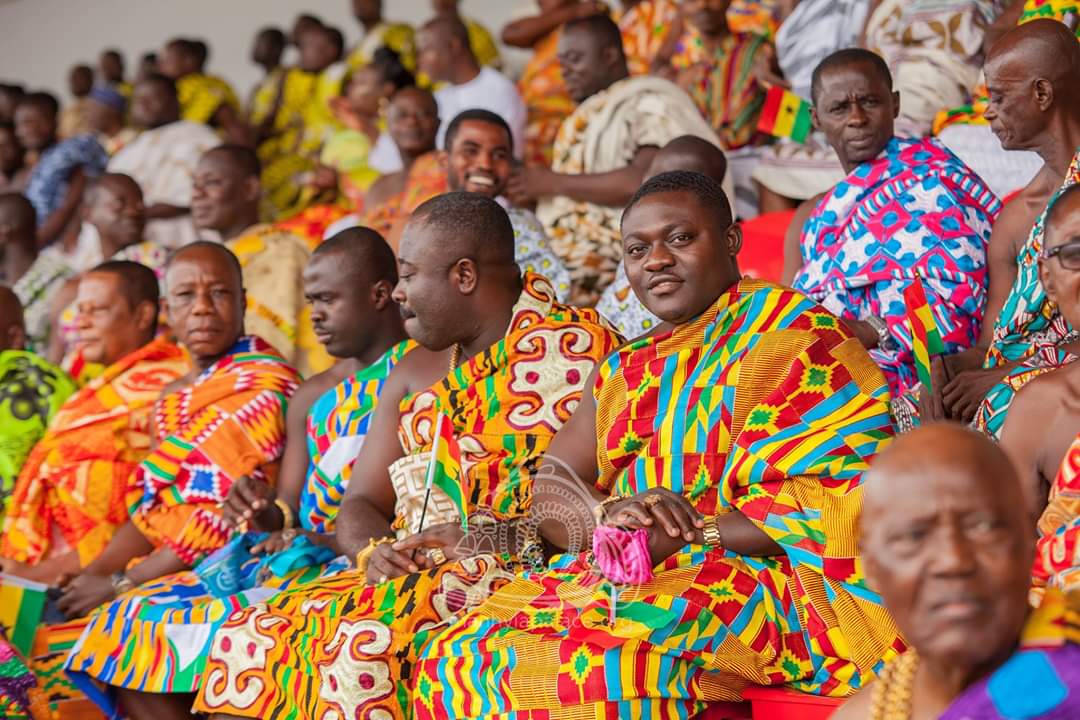 Colourful Kente display at 63rd Independence Celebration [Photos ...