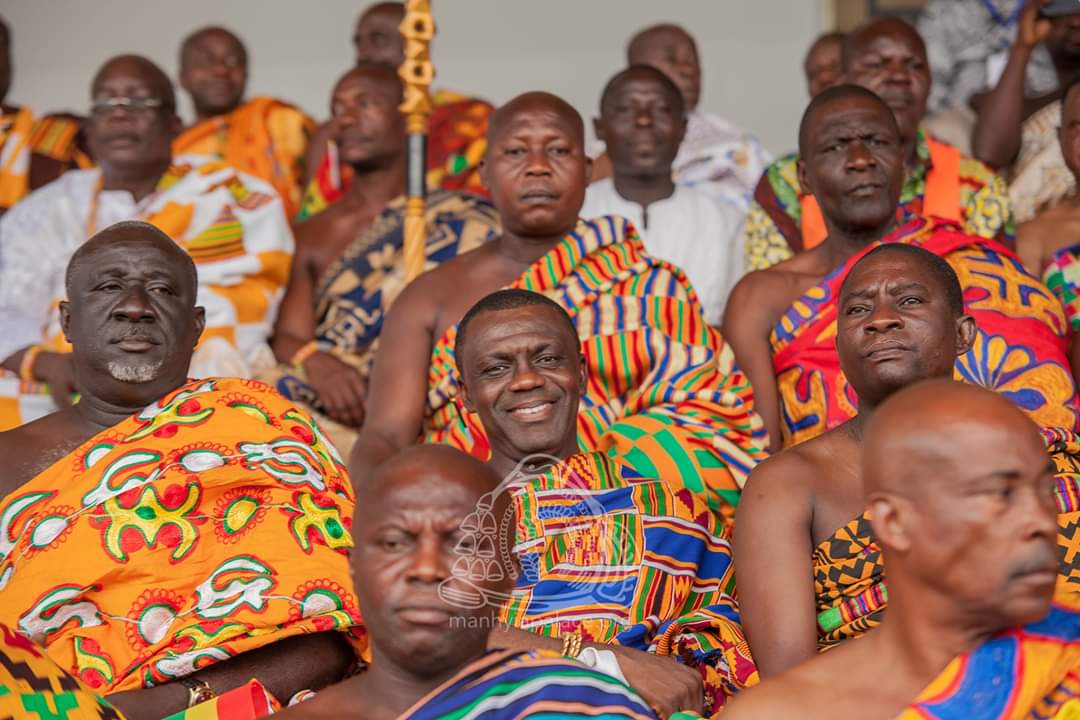 Colourful Kente display at 63rd Independence Celebration [Photos ...