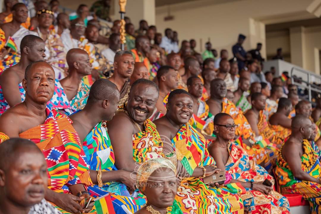 Colourful Kente display at 63rd Independence Celebration [Photos ...