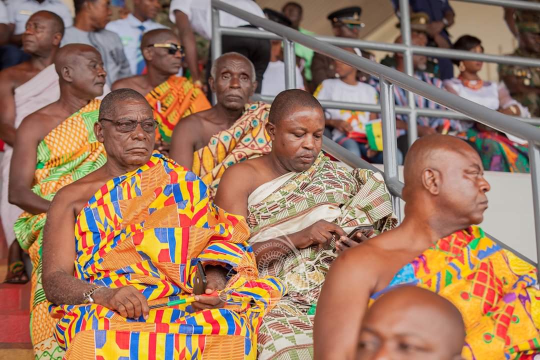 Colourful Kente display at 63rd Independence Celebration [Photos ...