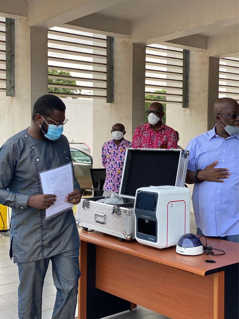 Covid-19 Fight: mPharma donates remote testing equipment to Noguchi ...