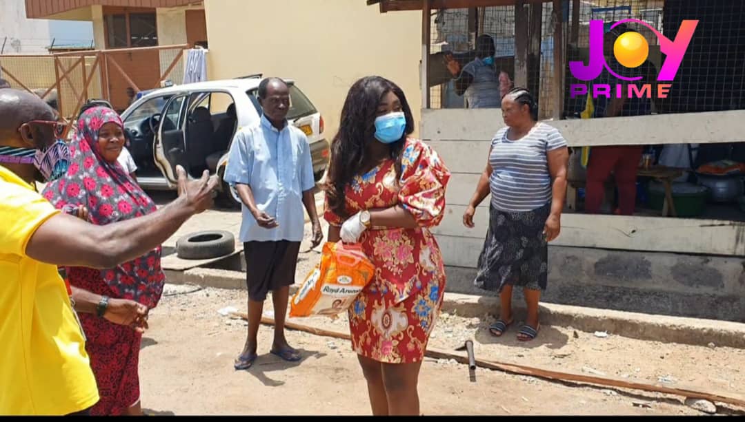 Joy Prime donates to people of Kokomlemle as part of their Covid-19 ...