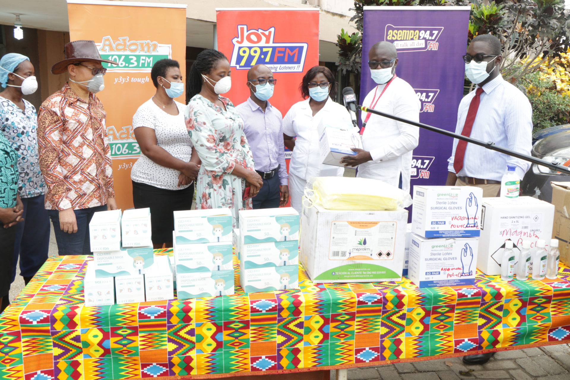 The Multimedia Group donates PPEs to Police Stations and Health Centres ...