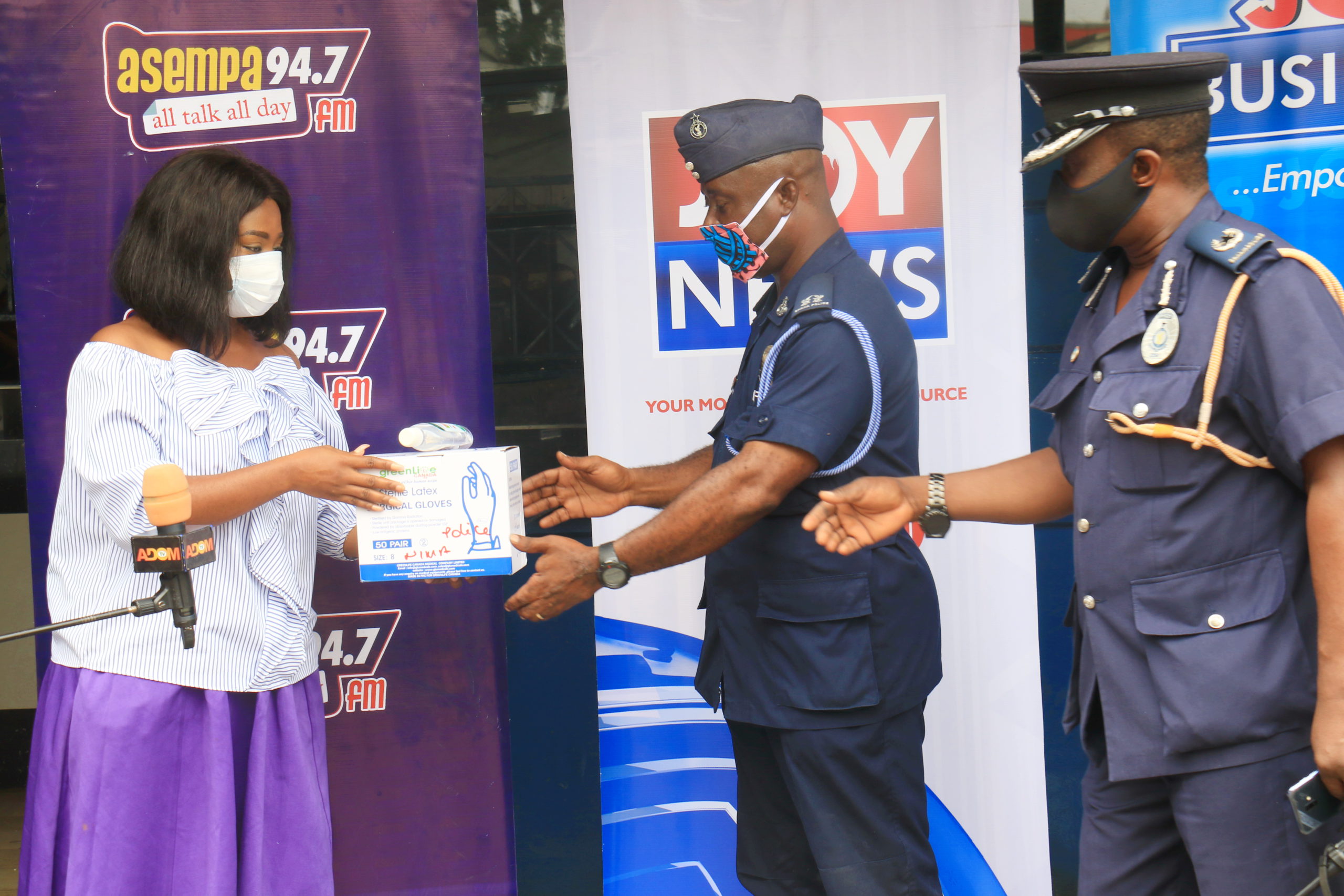 The Multimedia Group donates PPEs to Police Stations and Health Centres ...