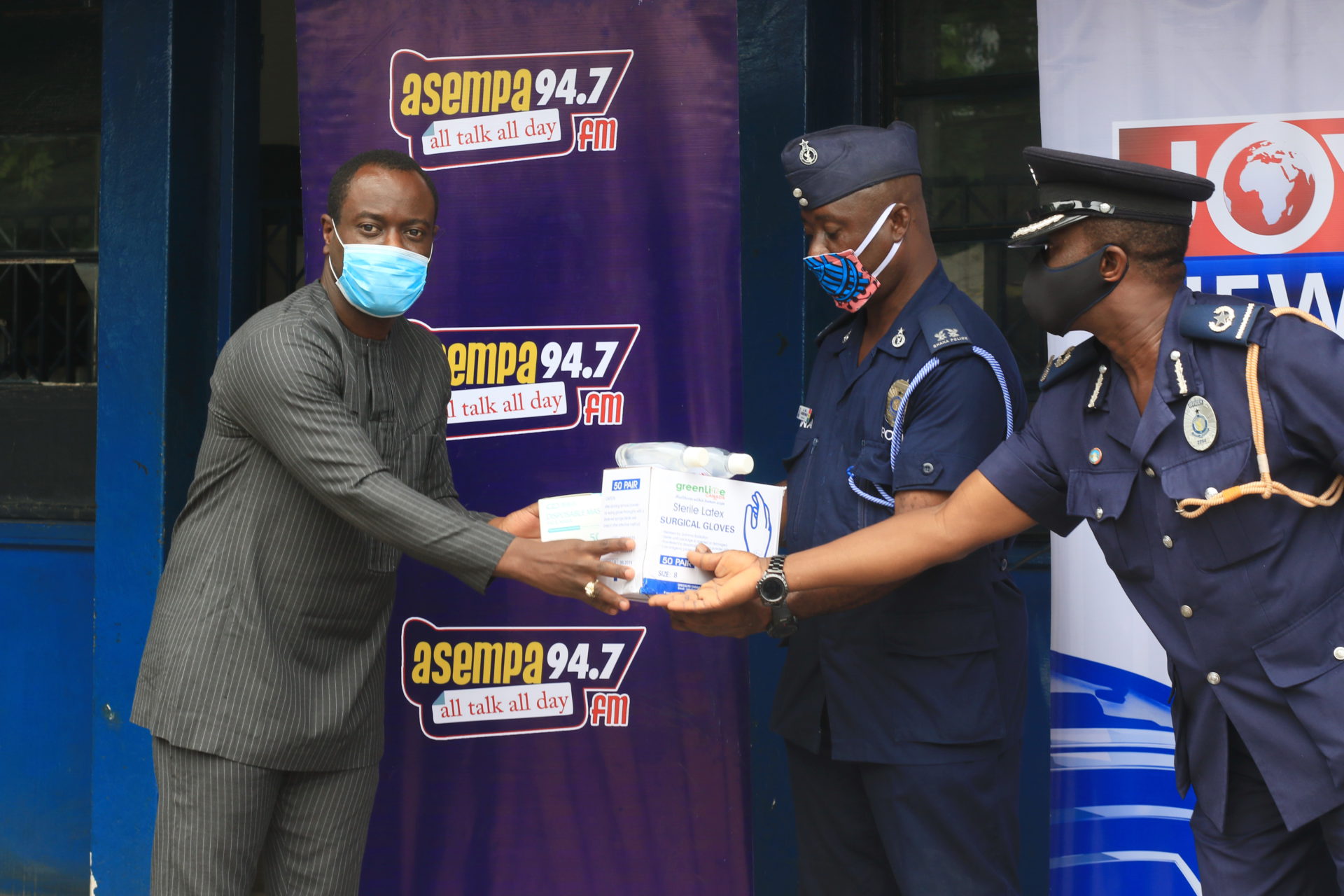 The Multimedia Group donates PPEs to Police Stations and Health Centres ...