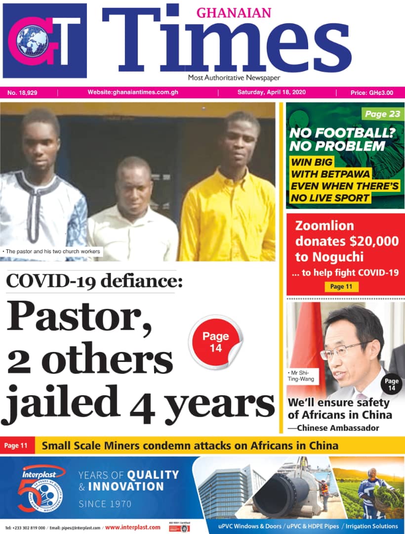 The Weekend's Local and Foreign Newspaper Headlines - Adomonline.com