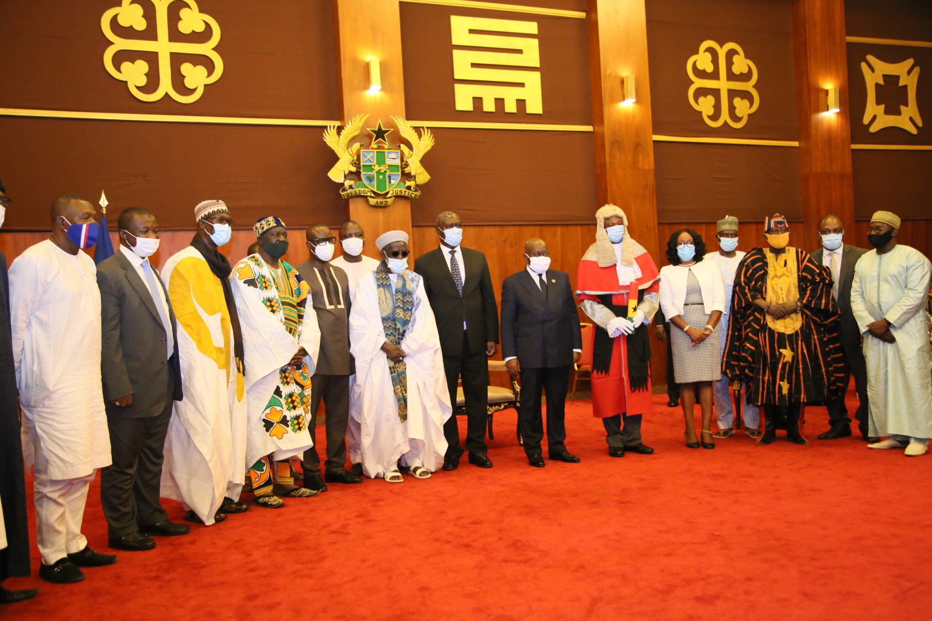 Exclusive photos from Justice Amadu Tanko's swearing-in - Adomonline.com