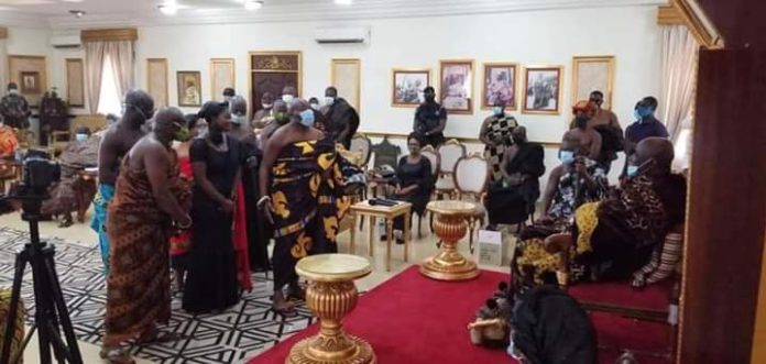 Exclusive photos of when new Okuapemhene met Okyehene - Adomonline.com