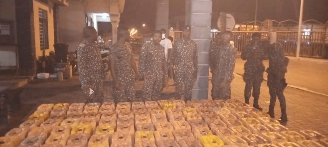 GIS Border patrols intercept 141 gallons of fuel at Aflao - Adomonline.com