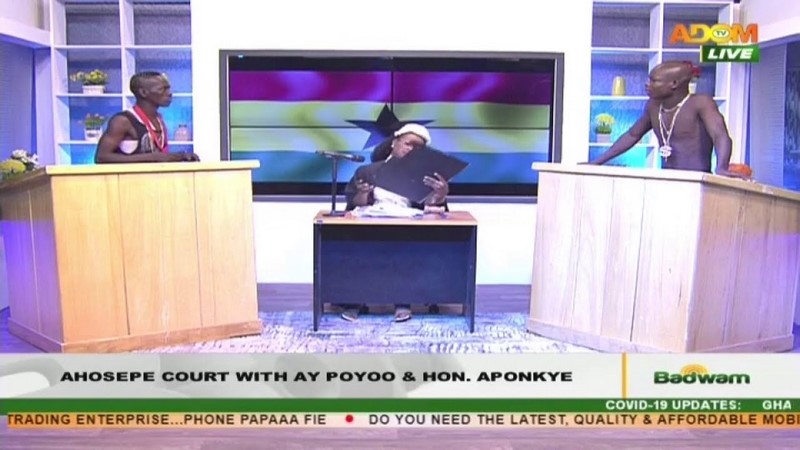 AY Poyoo and Hon Aponkye fight over ‘goat’ name in Sister Sandy’s ...