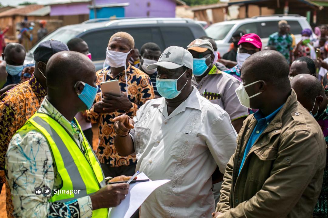 Jinapor joins Roads Minister to inspect projects in Damango [Photos ...