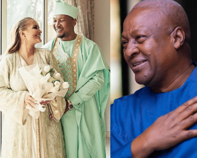 Former President Mahama's message to his son as he ties the knot ...