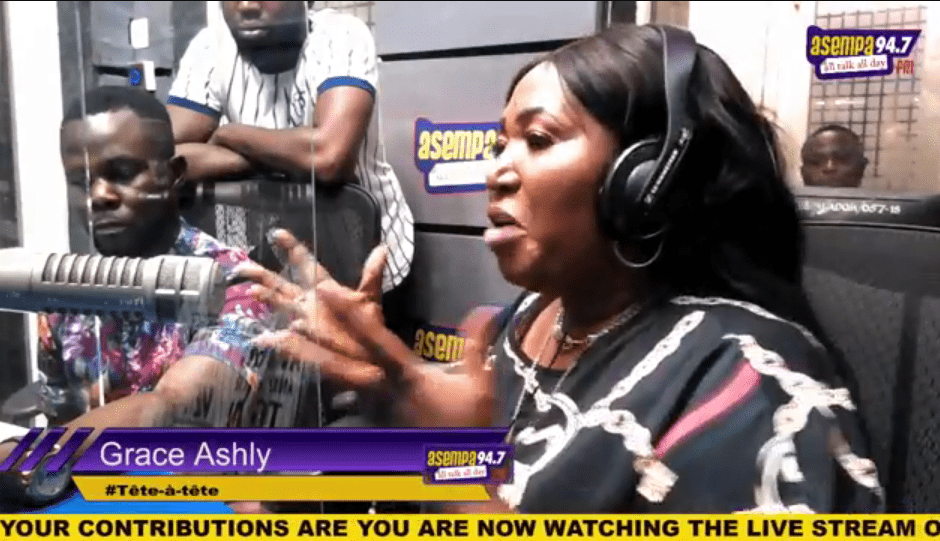 Gospel musician Grace Ashly begs Asamoah Gyan for a car [Watch ...