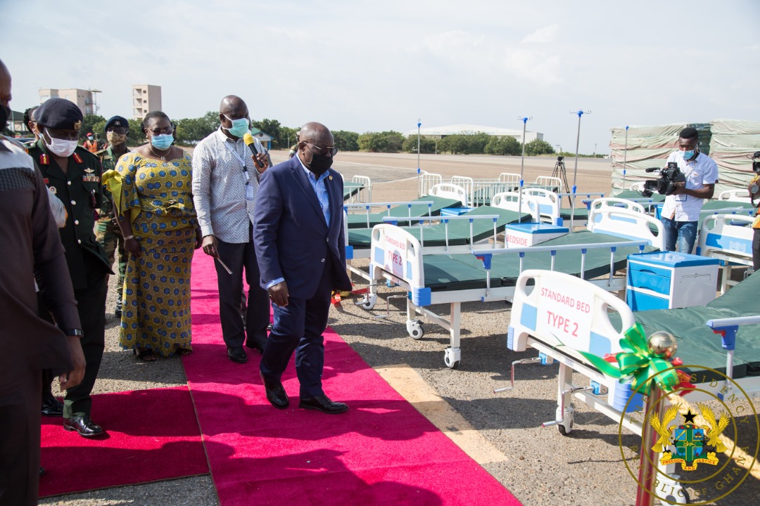 Akufo-Addo presents 10,000 hospital beds to Health Ministry ...