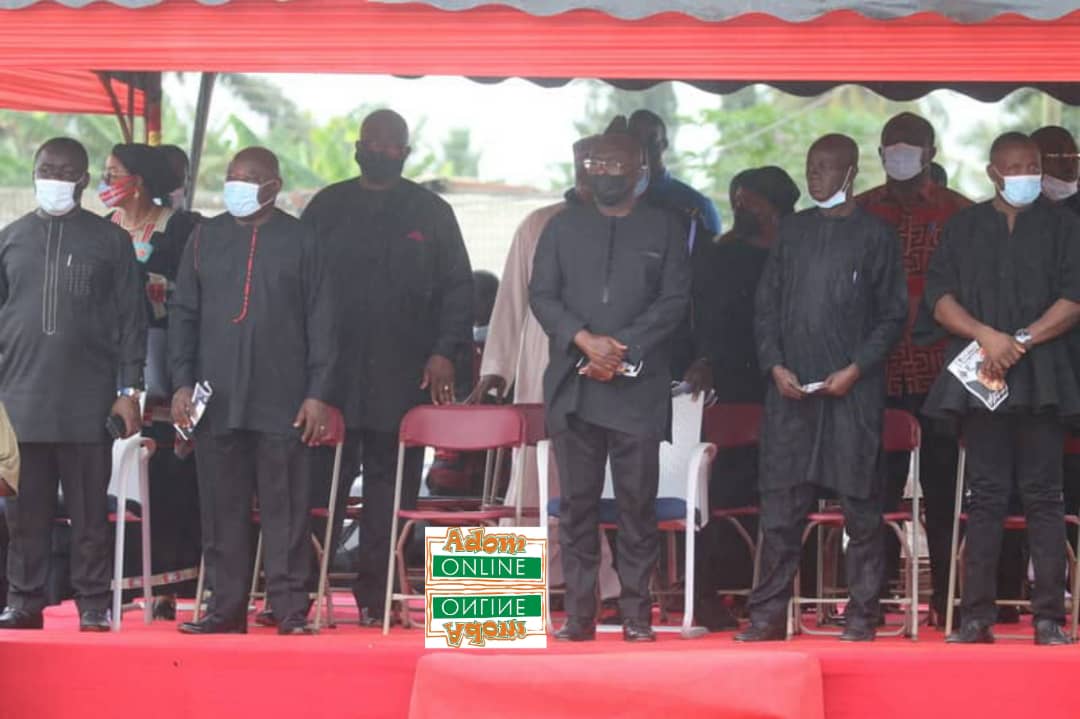 Govt delegation storms late Mfantseman MP's one-week observance [Photos ...