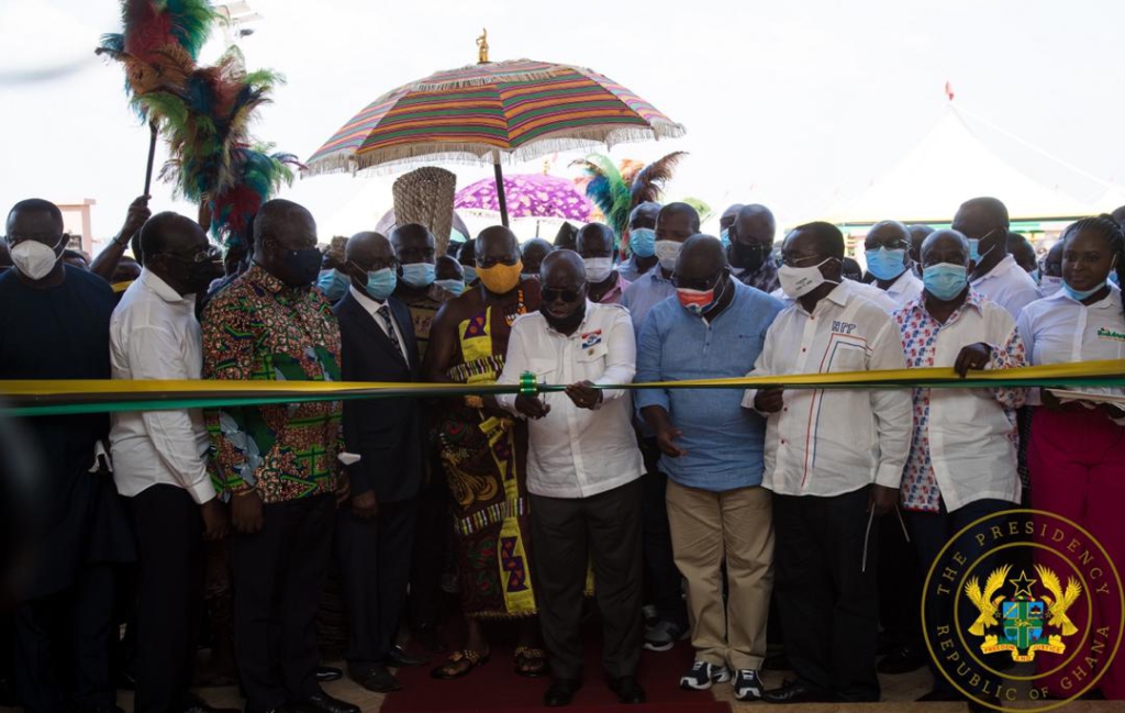 1D1F: Akufo-Addo commissions Bodukwan Multifruit processing Factory ...