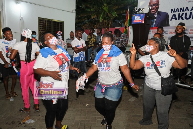 NPP, NDC supporters jubilate ahead of EC’s declaration of results ...