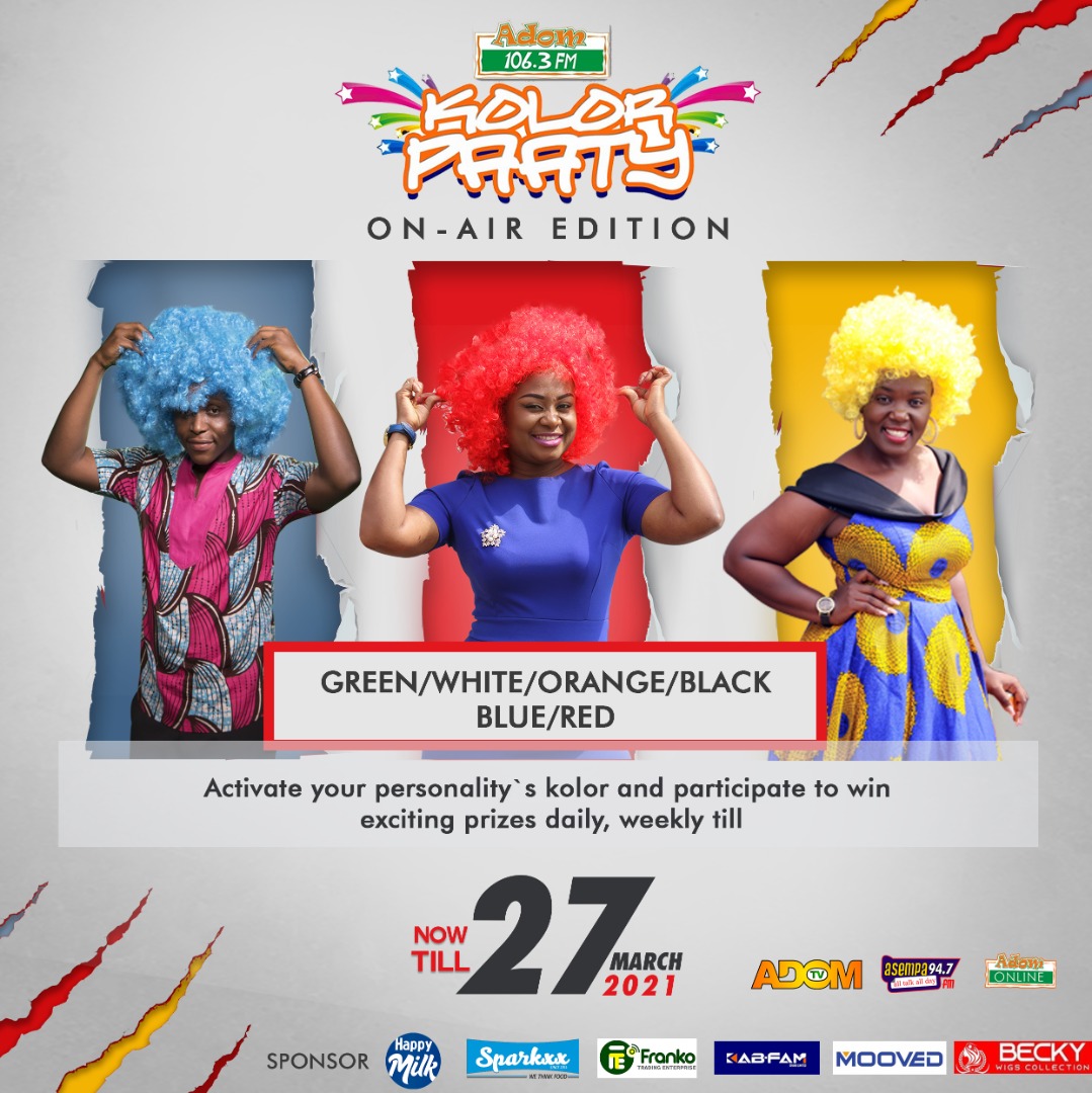 Adom FM Kolor Paaty 2021 slated for March 27 [Video] - Adomonline.com