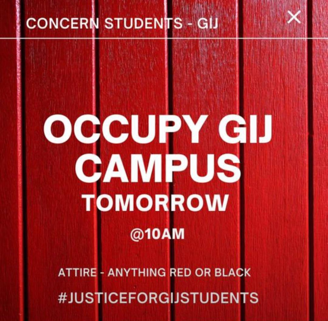 GIJ students to 'occupy campus' over this... - Adomonline.com