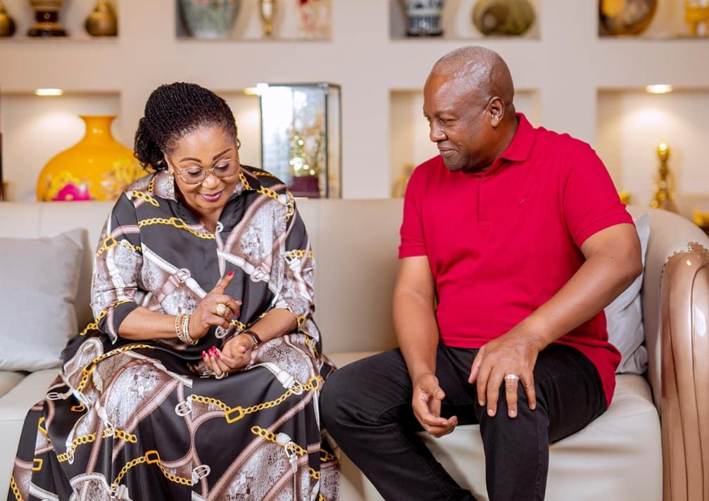 Mahama's heart-warming birthday message to wife Lordina - Adomonline.com