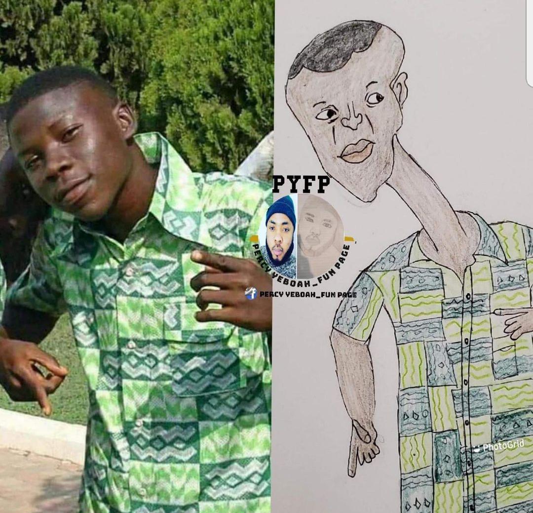 Stonebwoy reacts after artist drew his SHS photo - Adomonline.com