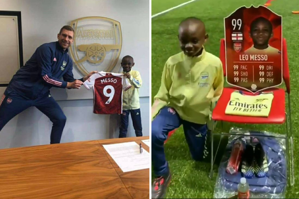 Arsenal sign 10-year-old wonderkid Leo Messo - Adomonline.com
