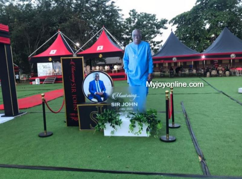 Sir John: Check out unseen photos from funeral grounds - Adomonline.com