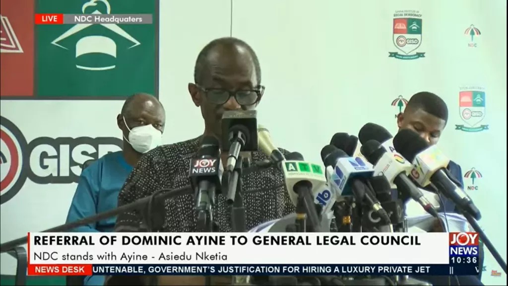 NDC descends on Chief Justice Anin-Yeboah over Dominic Ayine ...
