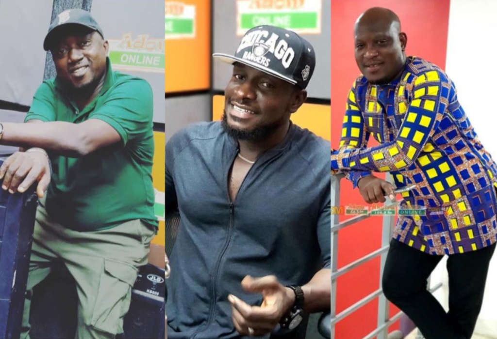 Wee-laced with drink: Adom FM's Jerry Justice, Asempa, DJ Awaana ...